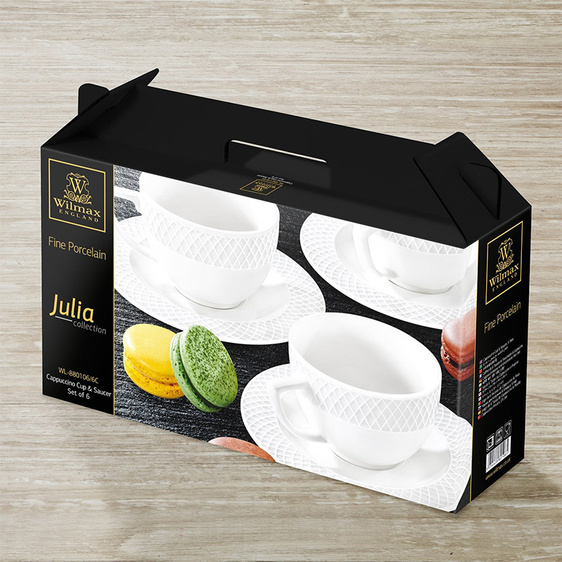 Juego 6 tazas de Cappuccino Julia Wilmax 170 Cc - Menajes San Luis Juego 6 tazas de Cappuccino Julia Wilmax 170 Cc - Menajes San Luis