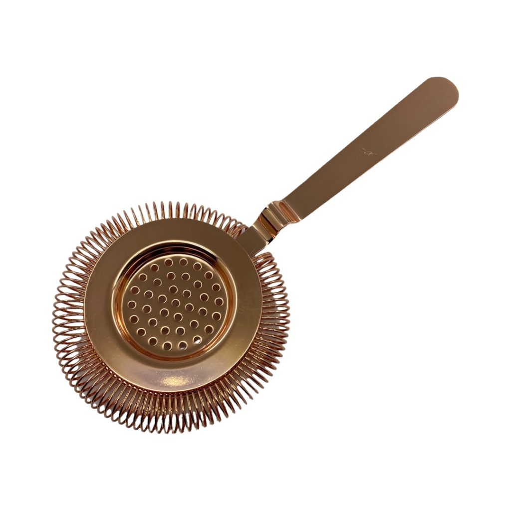 Colador Bar Espiral 10 Cm Copper, Acero Inox. - Menajes San Luis